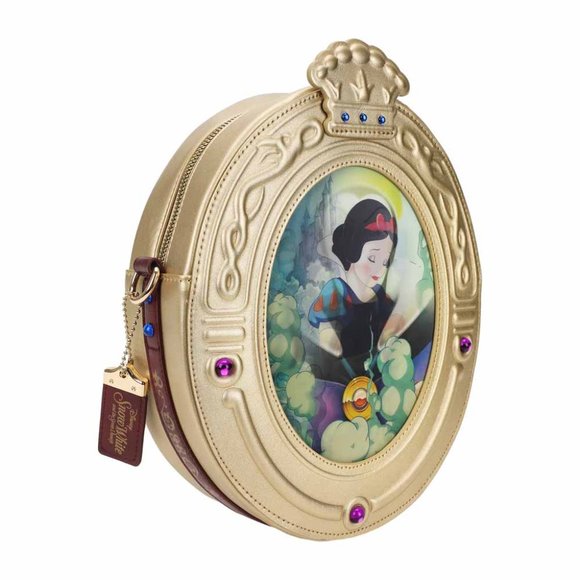 Disney | Bags | Disney Snow White Magic Mirror Crossbody Purse 3way ...